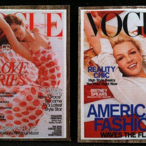 Set of 8 Vouge Magazine Cover Magnets 2000-2004 - Etsy