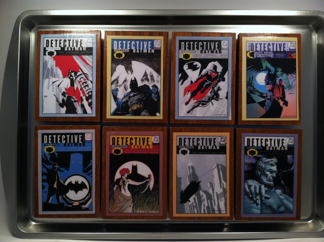 Set of 8 Batman Magnets Detective Comics - Etsy