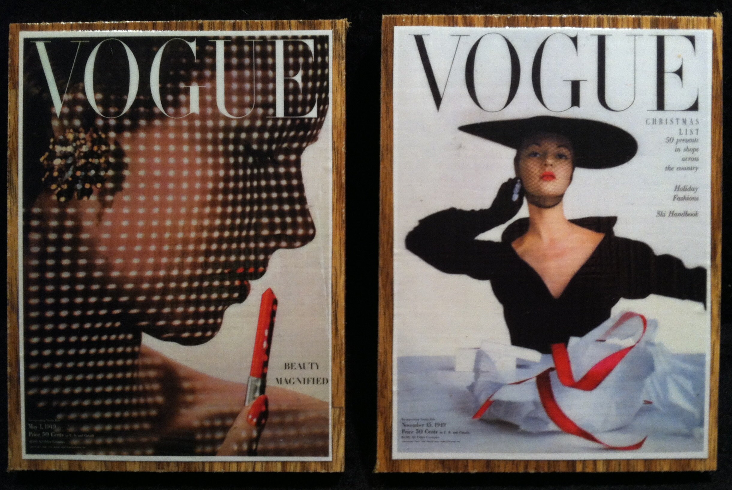 Set of 8 Vintage Vouge Magazine Cover Magnets 1943-1949 - Etsy.de