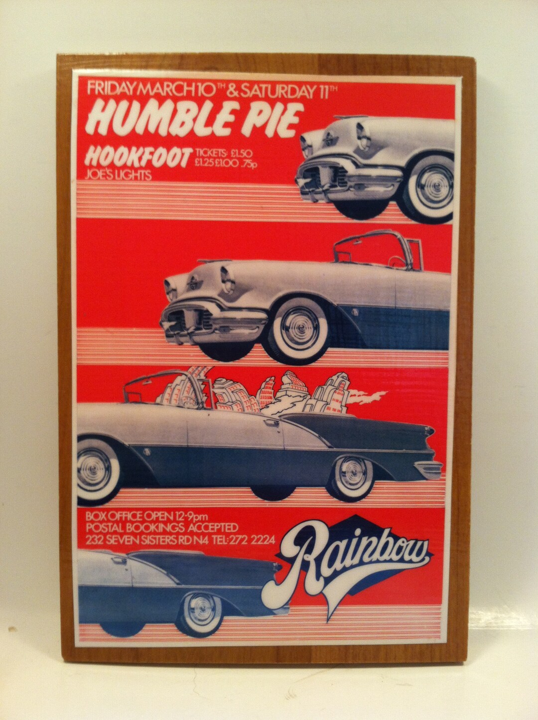 Humilde imán de la banda del pastel cartel del concierto - Etsy España