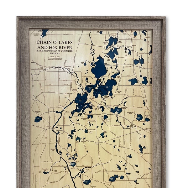 Fox River Map - Etsy