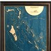 Bahama Map - Custom Wood Map - Bahamas Art - 3D Wall Art - Contour Map ...