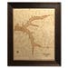 Lake Carroll Map Custom Wood Map Custom Lake Map 3D Wall | Etsy