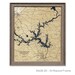 Lake Sinclair Custom Wood Map Art 3D Wall Art Contour Map Lake House ...