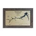 Fort Peck Lake Map, Fort Peck Map, Custom Lake Map, Wood Lake Map, 3D ...