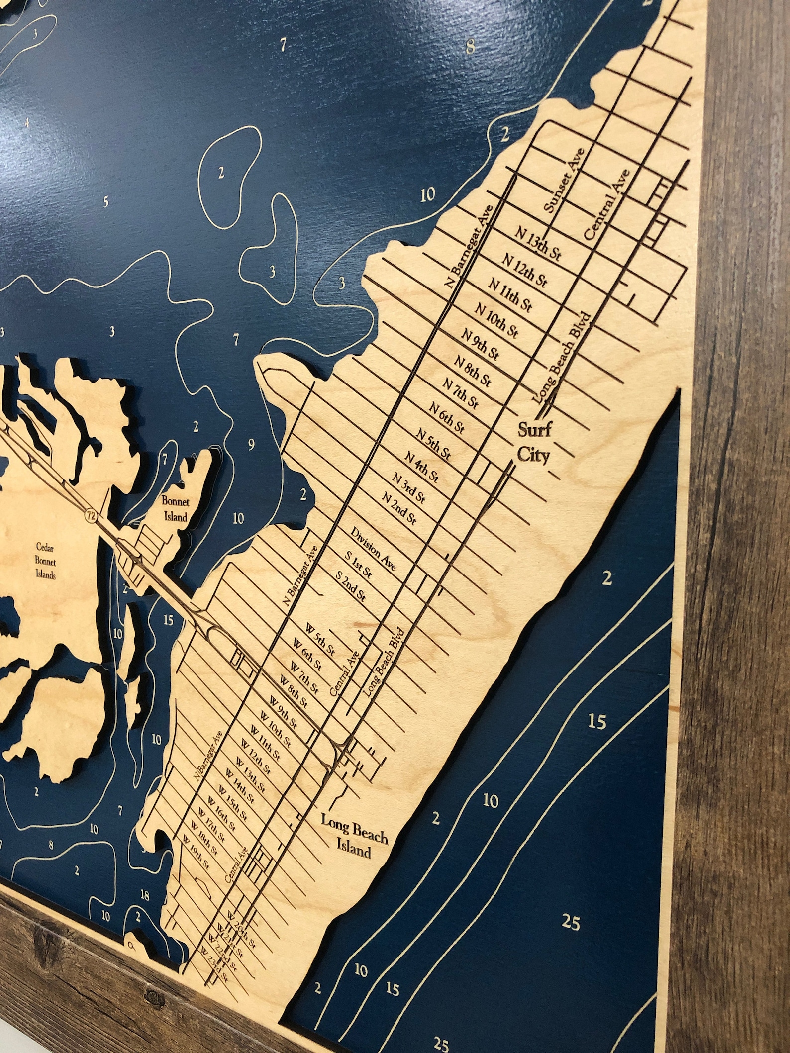 Beach Haven West Beach Haven West Map New Jersey Map New - Etsy