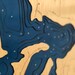 Lake Keesus Map, Lake Keesus, Lake Art, Keesus, Custom Wood Map, 3D ...