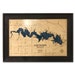 Lake Tschida Map Lake Art Custom Wood Map 3D Wall Art - Etsy