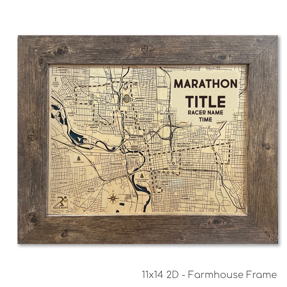 Custom Marathon Map Marathon Gift Race Map Marathon Map - Etsy