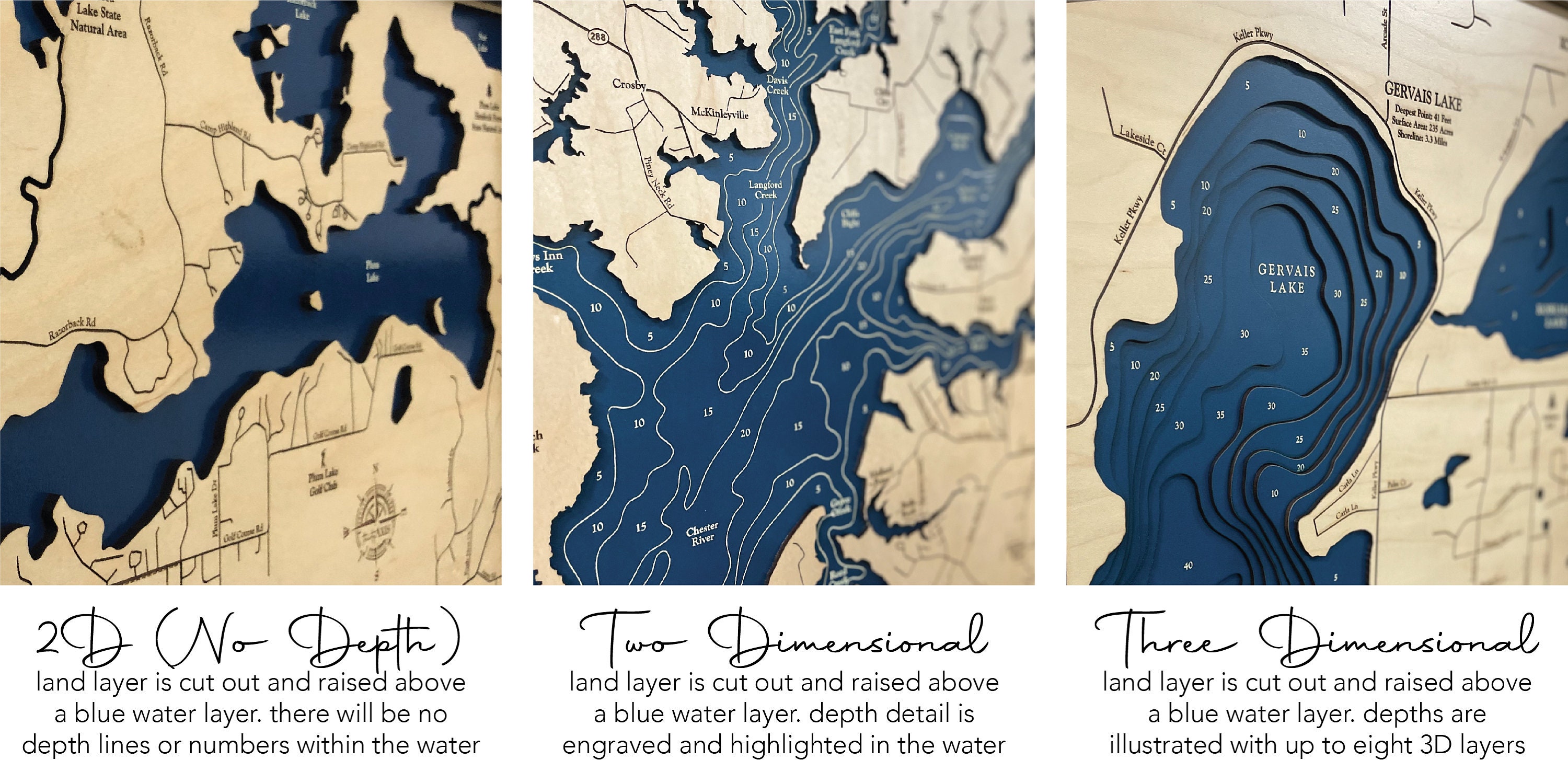 Angle Inlet Map Custom Wood Map Wood Lake Map Lake of the - Etsy