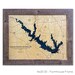 Sam Rayburn Reservoir Map Sam Rayburn Map Custom Lake Art - Etsy