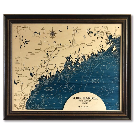 York County Maine Topographic Map