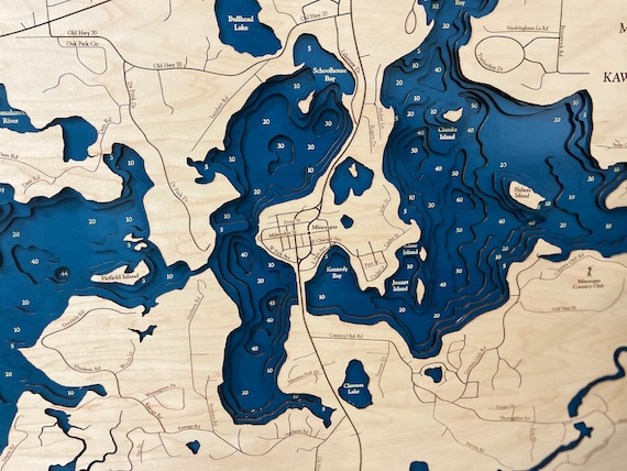 Minocqua Lake Map