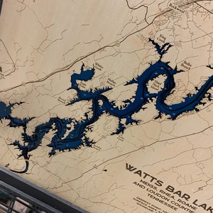 Watts Bar Lake Map, Watts Bar Lake, Wood Lake Map, Wood Lake Sign, Lake ...
