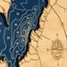 Muskrat Lake Map, Custom Wood Map, Custom Lake Art, 3D Wall Art ...