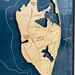 Gibson Island Map, Magothy River Map, Chesapeake Bay Map, Custom Wood ...