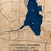 Nagawicka Lake Map, Oconomowoc Lake Map, Custom Wood Map, 3D Wall Art ...