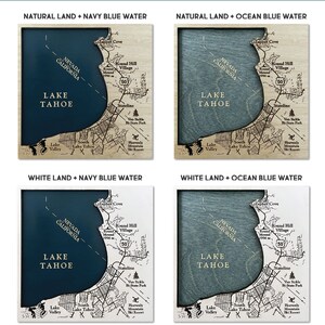 Lake James Map, Custom Wood Map, Custom Lake Art, 3D Wall Art, Contour ...