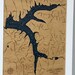 Lake Carroll Map, Custom Wood Map, Custom Lake Map, 3D Wall Art ...
