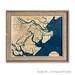 Long Point Map, Lake Erie Map, Custom Lake Map, Wood Lake Map, 3D Wall ...