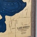 Lake Keesus Map, Lake Keesus, Lake Art, Keesus, Custom Wood Map, 3D ...