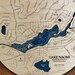 Lake Naomi Map, Custom Wood Map, Custom Lake Art, 3D Wall Art, Contour ...