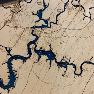 Watts Bar Lake Map, Watts Bar Lake, Wood Lake Map, Wood Lake Sign, Lake ...
