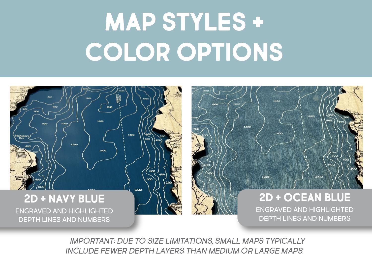 Spokane River Map, Custom Wood Map, 3D Wall Art, Contour Map Lake House ...