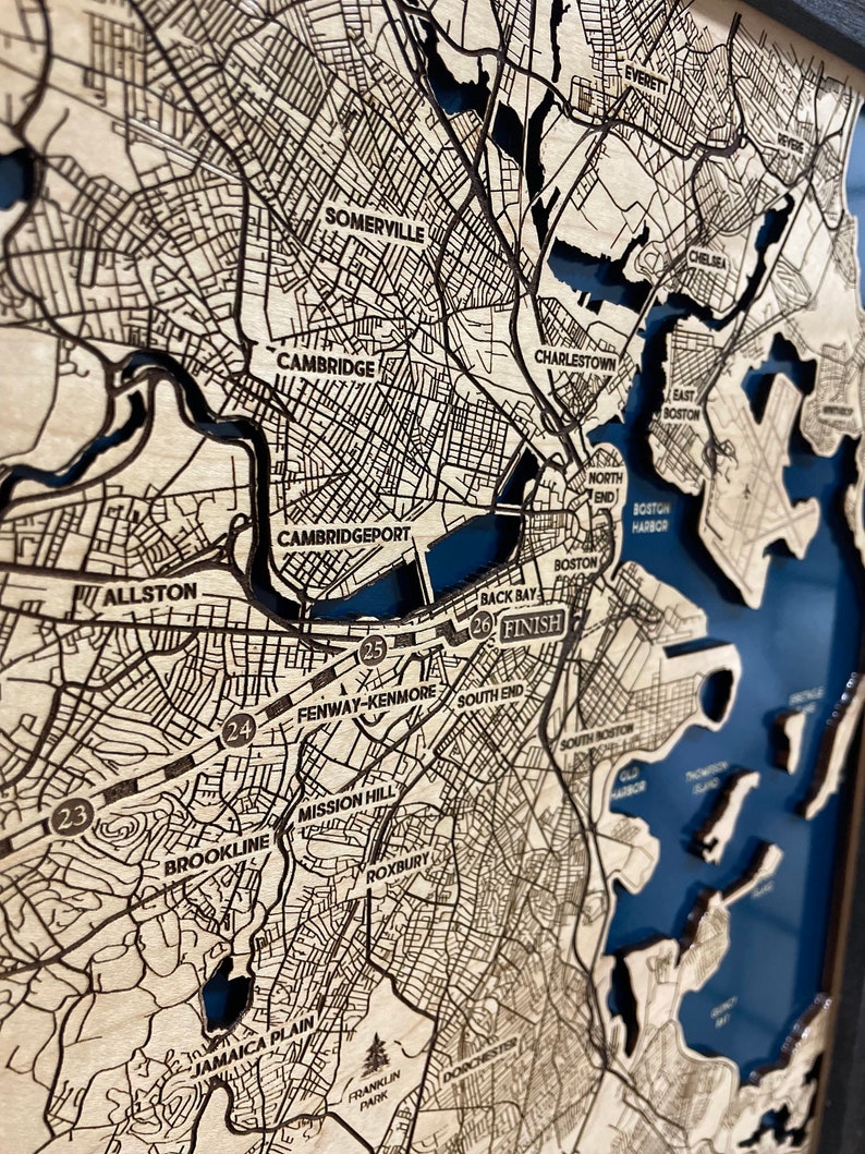 Custom Marathon Map Marathon Gift Race Map Marathon Map - Etsy