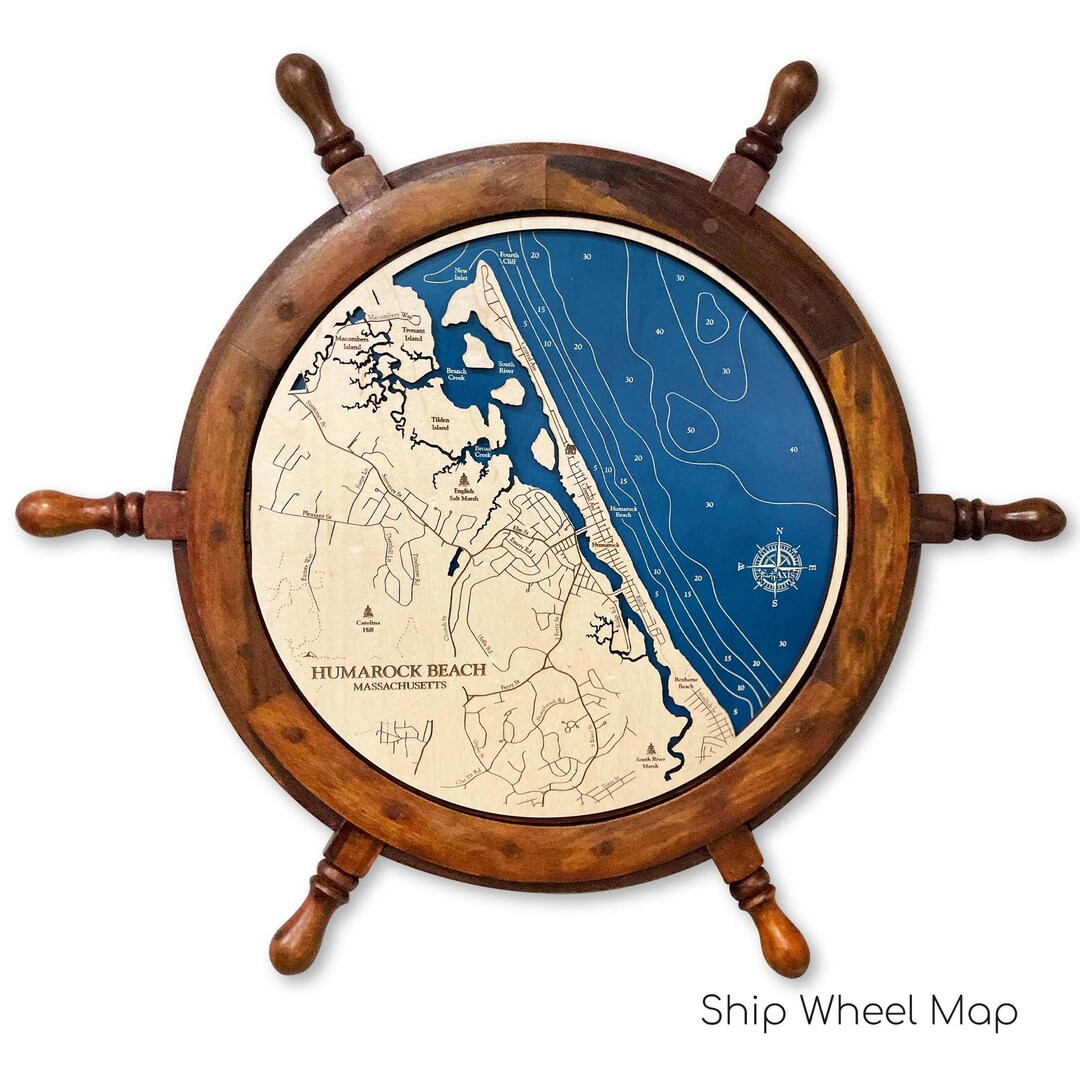 Humarock Beach Map, Humarock Map, Massachusetts Map, Coastline Map ...