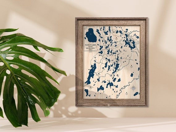 Nancy Lake Contour Map Topographic Map Of Lake Tiefer See, With