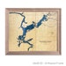 Holcombe Flowage Map, Custom Wood Map, Custom Lake Art, 3D Wall Art ...