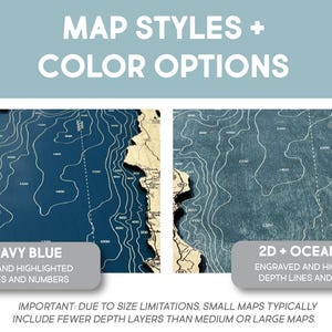 Buffalo River Map, Buffalo River, Custom Lake Map, Wood Lake Map, 3D ...