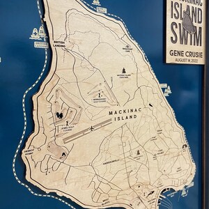 Swim Race Map Open Water Swim Race Map Swim Map Gifts for - Etsy