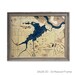 Lake Delton Map, Wisconsin Dells Map, 3D Wall Art, Delton Lake Map ...