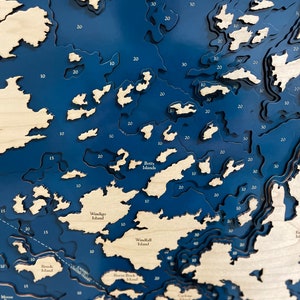 Angle Inlet Map, Custom Wood Map, Wood Lake Map, Lake of the Woods Map ...