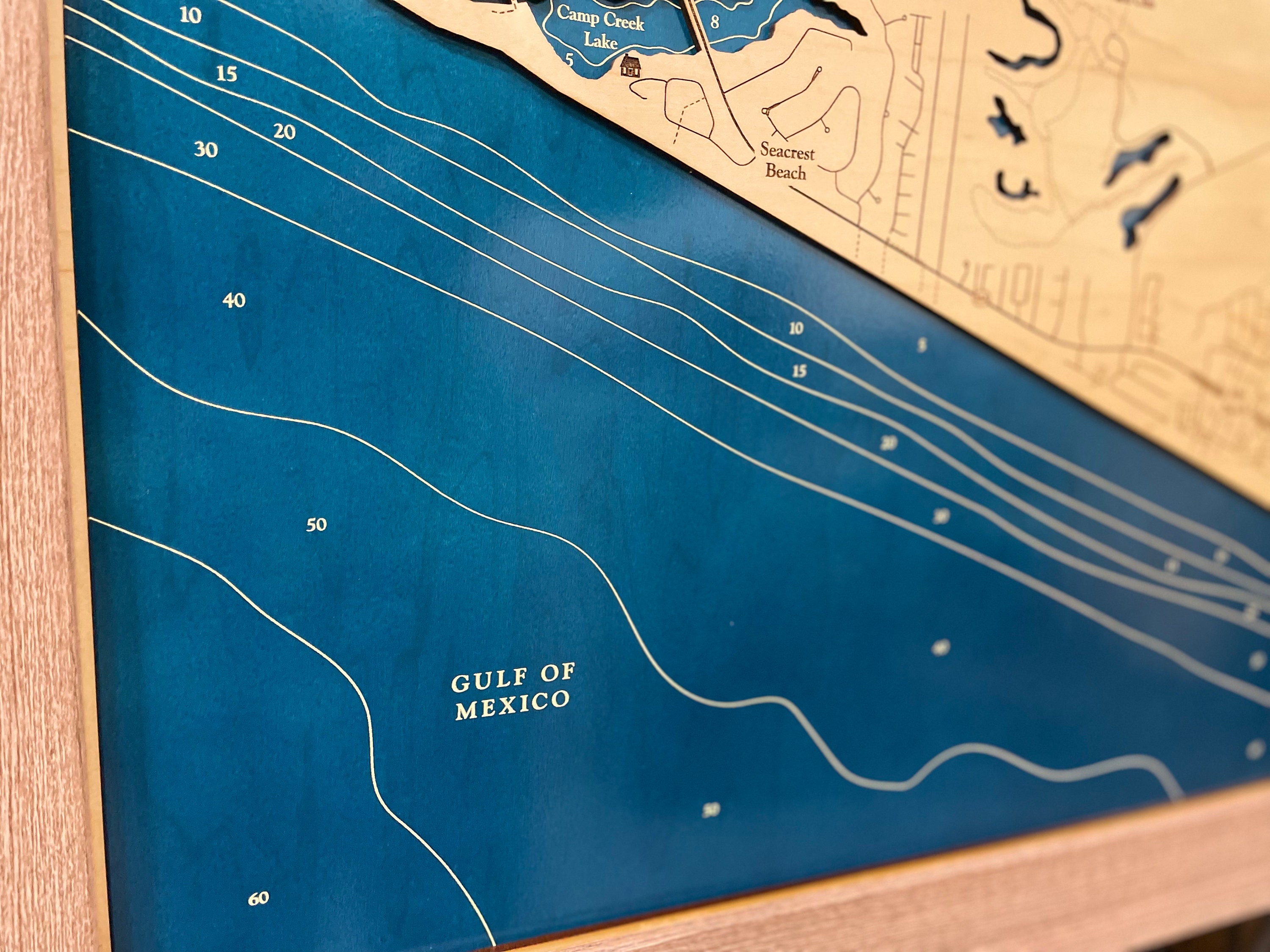 Inlet Beach Map Rosemary Beach Map Alys Beach Map - Etsy