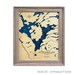 Lady Evelyn Lake Map, Custom Lake Map, Wood Lake Map, 3D Wall Art ...