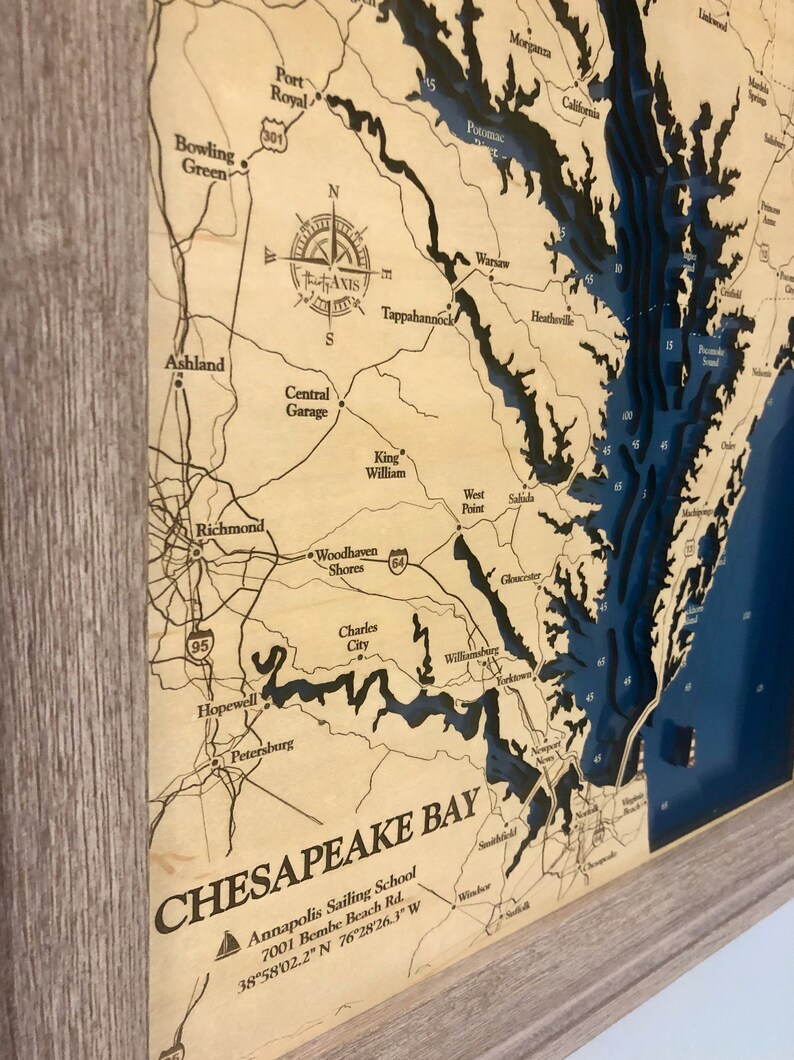 Salisbury Beach Map Seaside Map Massachusetts Coast MA Map | Etsy