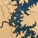 Laurel River Lake Map, Laurel River Map, Custom Lake Art, 3D Wall Art ...