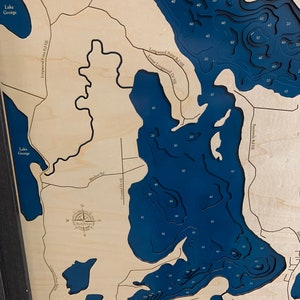 Washburn Lake Map, Washburn Lake, Wood Lake Map, Wood Lake Sign, Lake ...