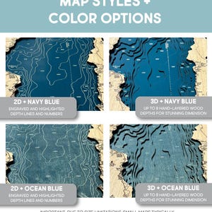 Choptank River Map, Custom Wood Map, Custom Lake Art, 3D Wall Art ...