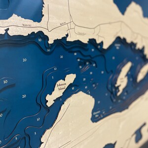 Laclu Map, Lake Lulu Map, Wood Lake Map, Custom Lake Map, Custom Lake ...