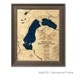 Grand Lake Map, Shadow Mountain Lake Map, 3D Wall Art, Contour Map ...