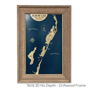 Elbow Cay Bahamas, Elbow Cay Map, Bahamas Map, Bahamas Wood Map, 3D ...