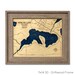 Mercer Lake Map, Lake Sign, 3D Wood Map, 3D Lake Map, Wood Lake Map ...
