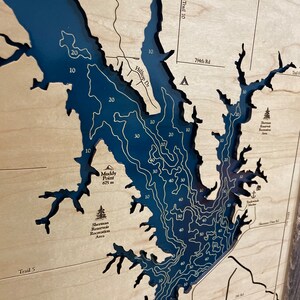 Sherman Reservoir Map, Sherman Reservoir, Wood Lake Map, Wood Lake Sign ...