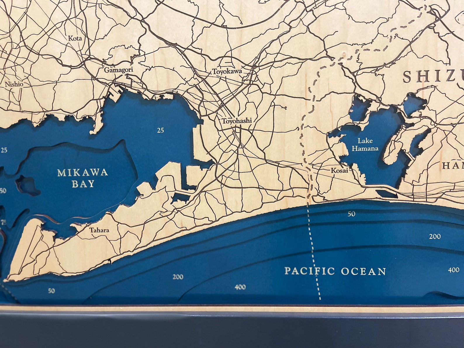 Aichi Map Aichi Japan Japan Map Japanese Map Wood Map Art - Etsy