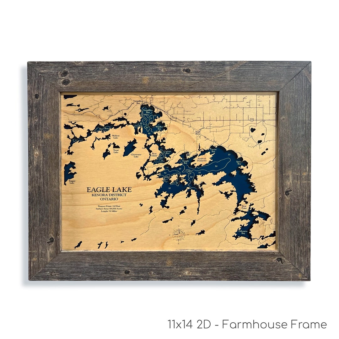 Eagle Lake Map, Eagle Lake, Kenora Map, Wood Lake Map, Wood Lake Sign ...