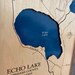 Echo Lake Map Seymour Lake Map Custom Wood Map Custom Lake - Etsy